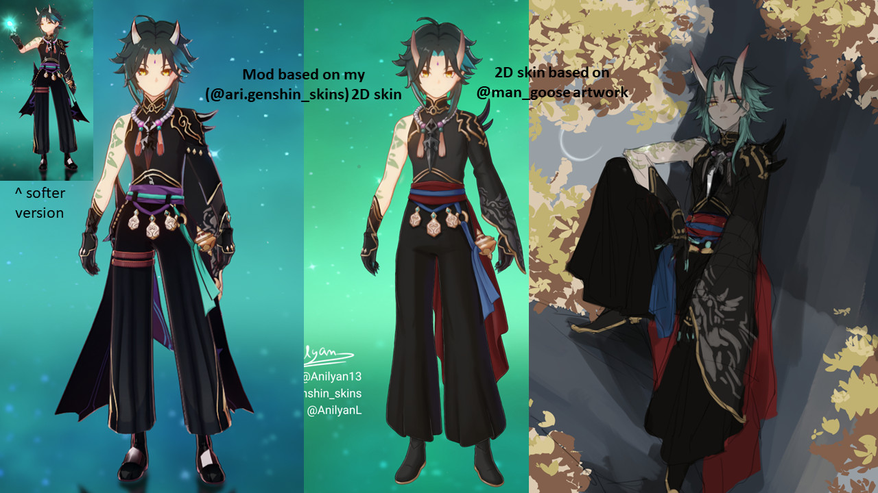 Dark Xiao Mod for Genshin Impact | GI Mods