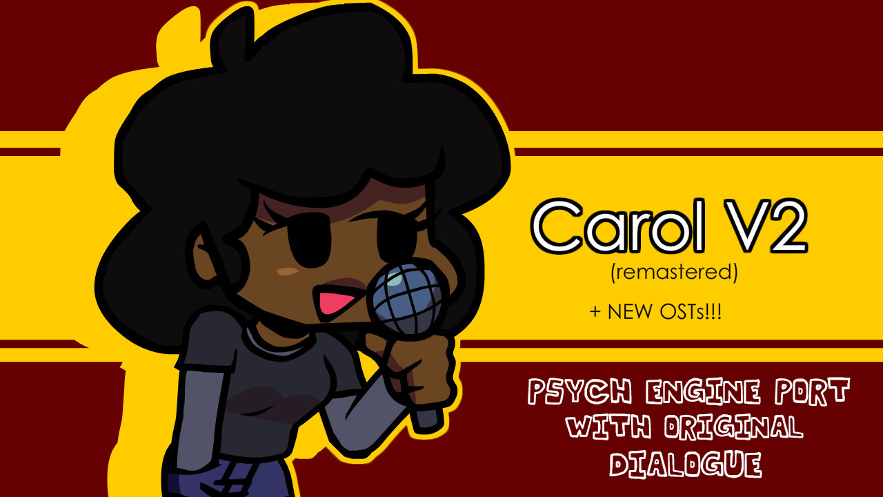 FNF vs Carol psych engine port(With original dia) Mod for Friday Night ...