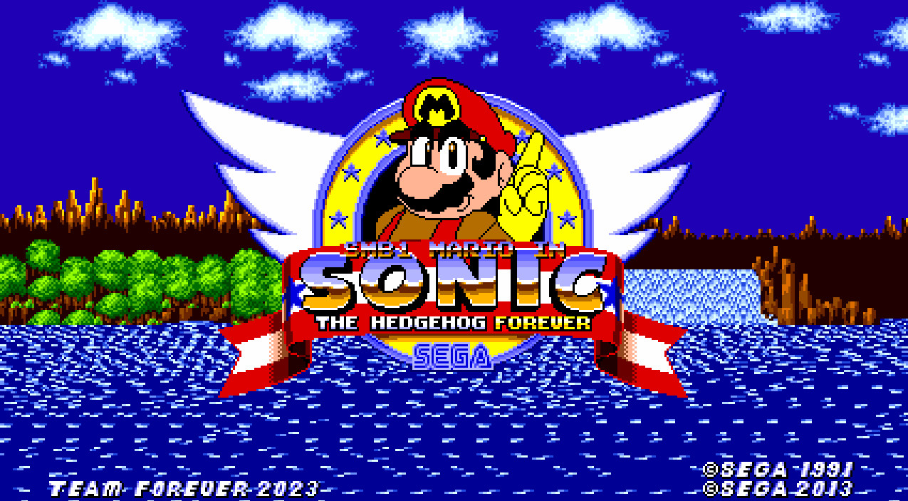 SMB1 Mario in Sonic Forever Mod for Sonic the Hedgehog Forever | S1F Mods