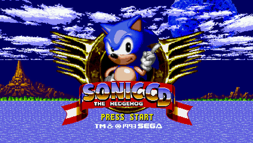 Restored Mega-CD Title Screen Mod for Sonic CD (2011) | SCD Mods