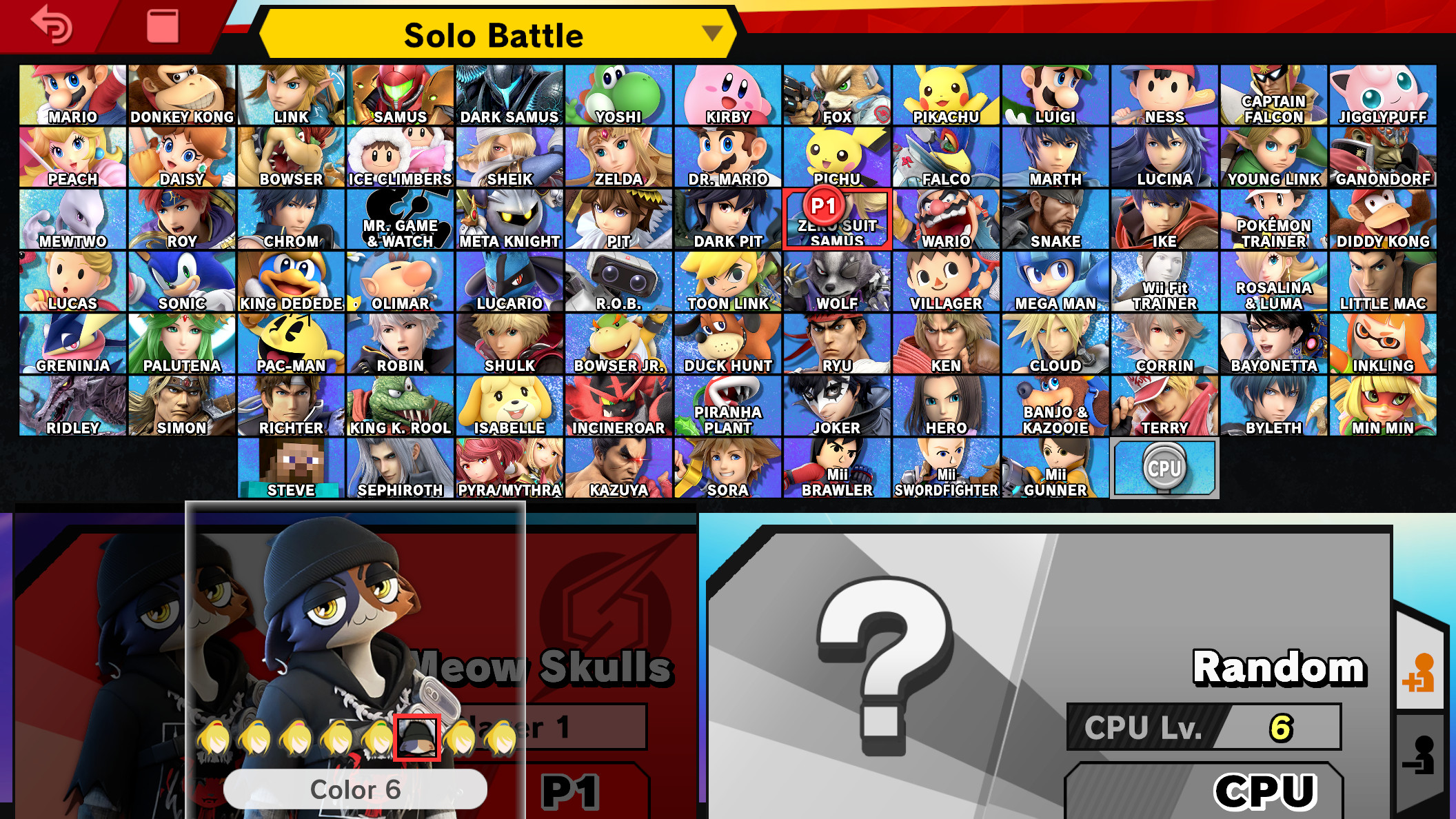 Meow Skulls Mod for Super Smash Bros. Ultimate | SSBU Mods