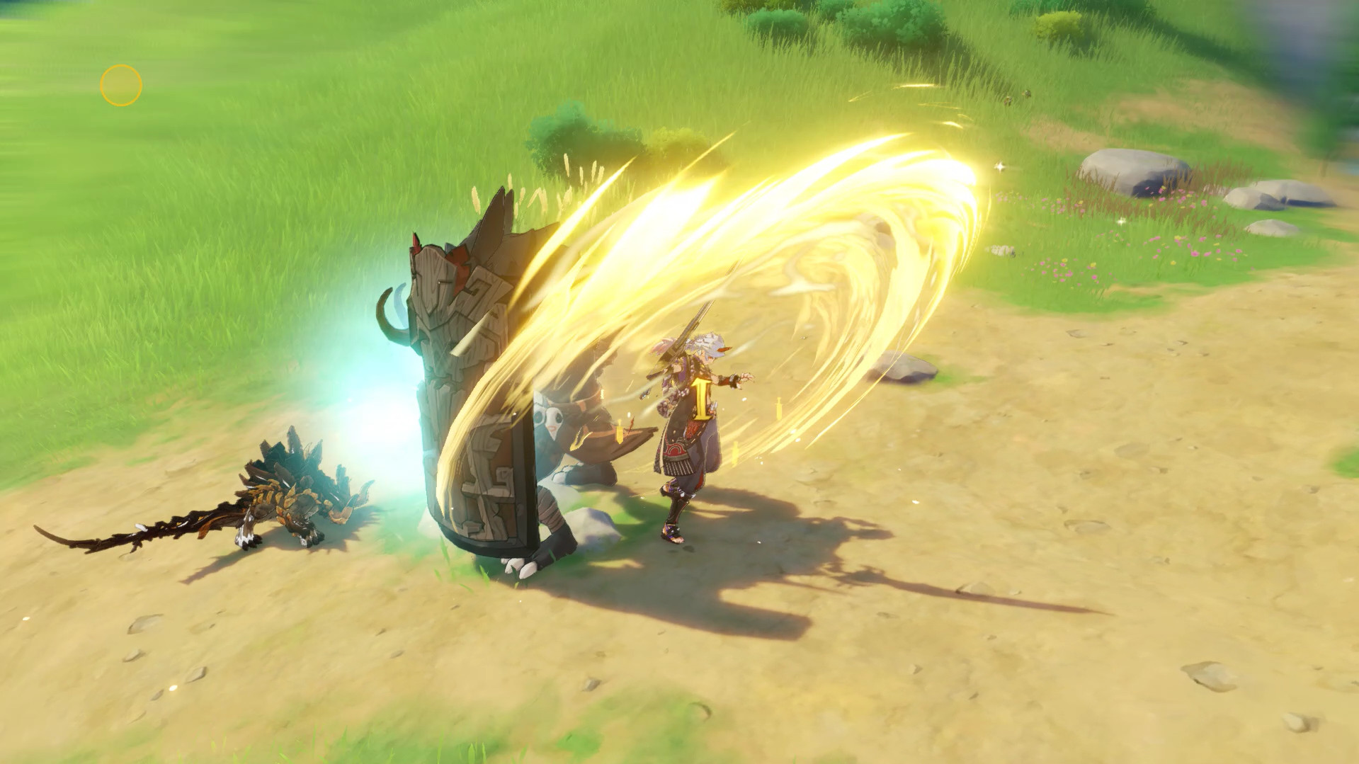 Azhdaha over Ushi Mod for Genshin Impact | GI Mods