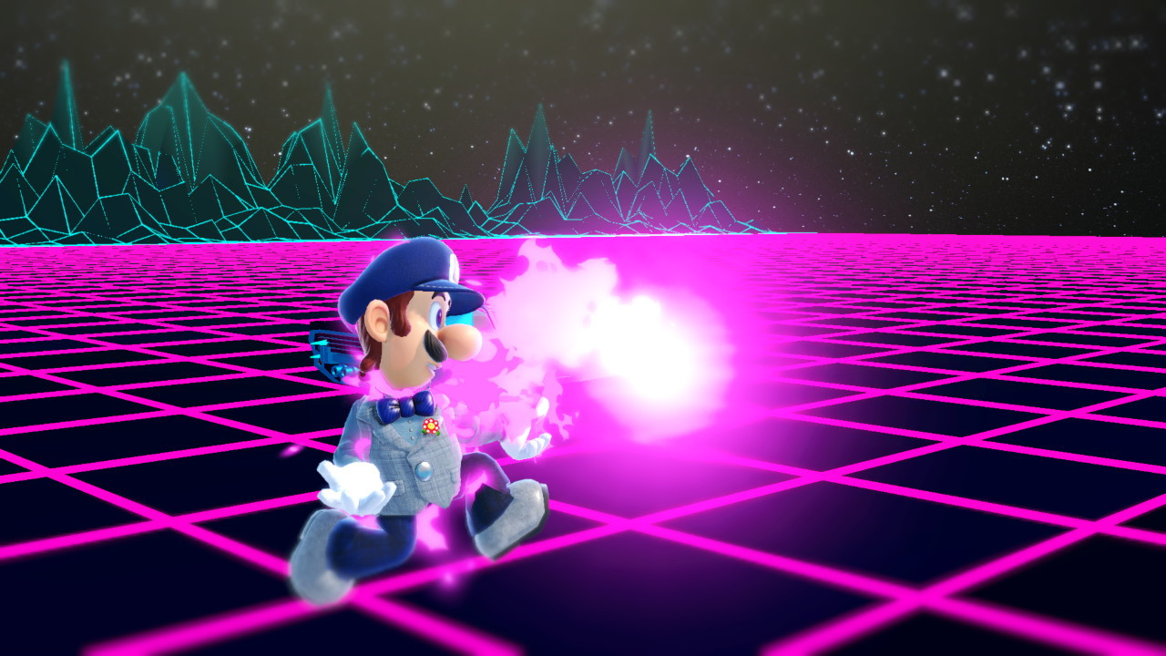 Luigi Pink Effects! Mod for Super Smash Bros. Ultimate | SSBU Mods