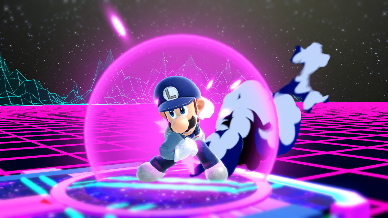 Luigi Pink Effects! Mod for Super Smash Bros. Ultimate | SSBU Mods
