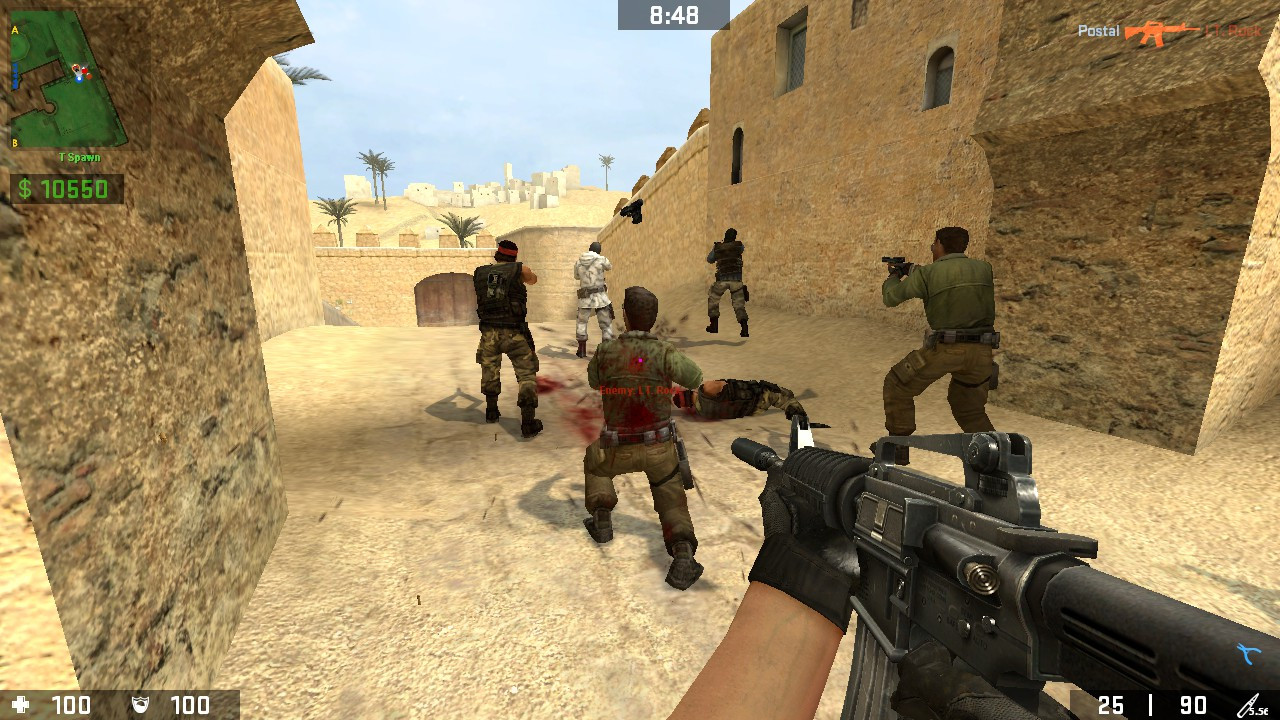 L4D2 survivor ragdoll physics Mod for Counter-Strike: Source | CS:S Mods