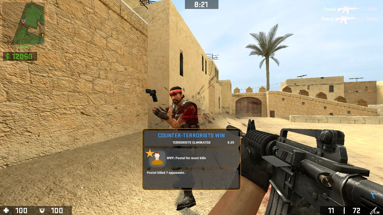 L4D2 survivor ragdoll physics Mod for Counter-Strike: Source | CS:S Mods