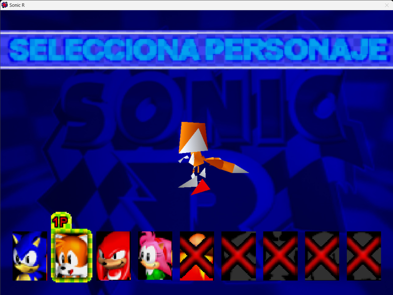low poly tails Mod for Sonic R | SR Mods