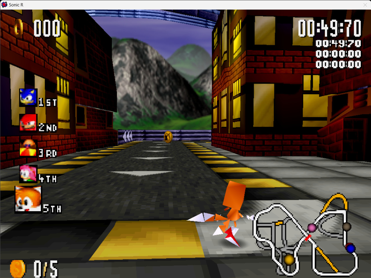 low poly tails Mod for Sonic R | SR Mods