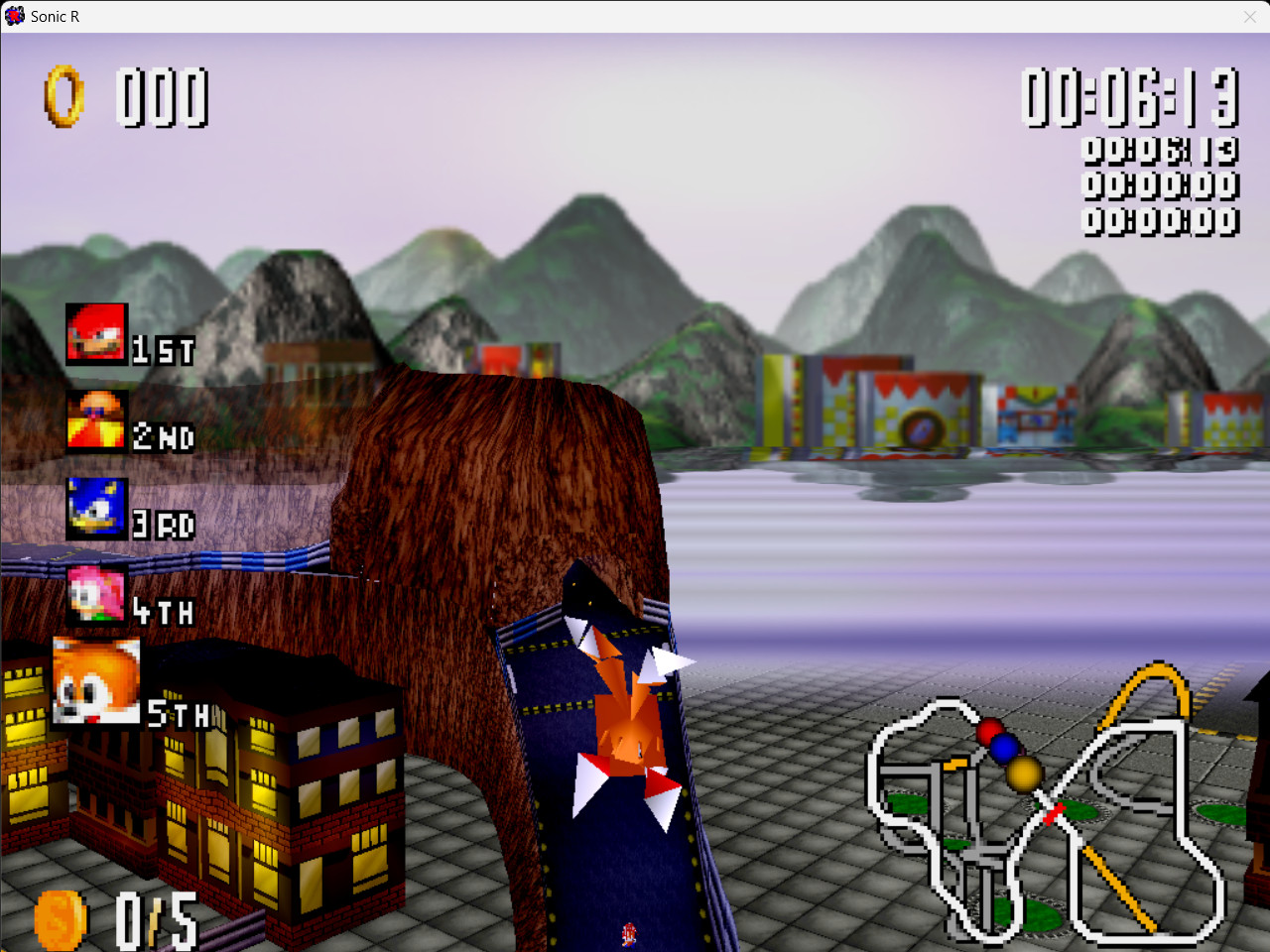 low poly tails Mod for Sonic R | SR Mods