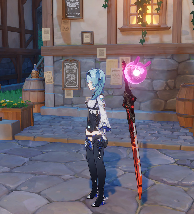 Eula with Cat ears and no cape or tie Mod for Genshin Impact | GI Mods