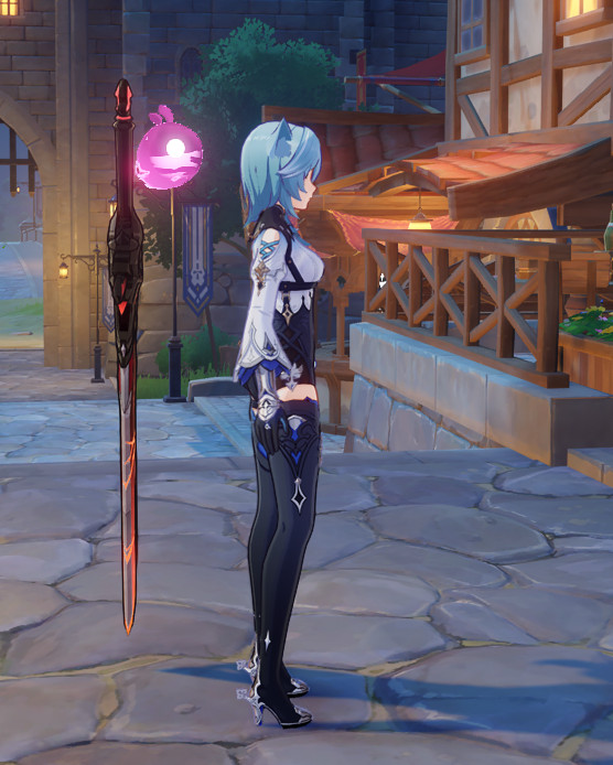 Eula with Cat ears and no cape or tie Mod for Genshin Impact | GI Mods