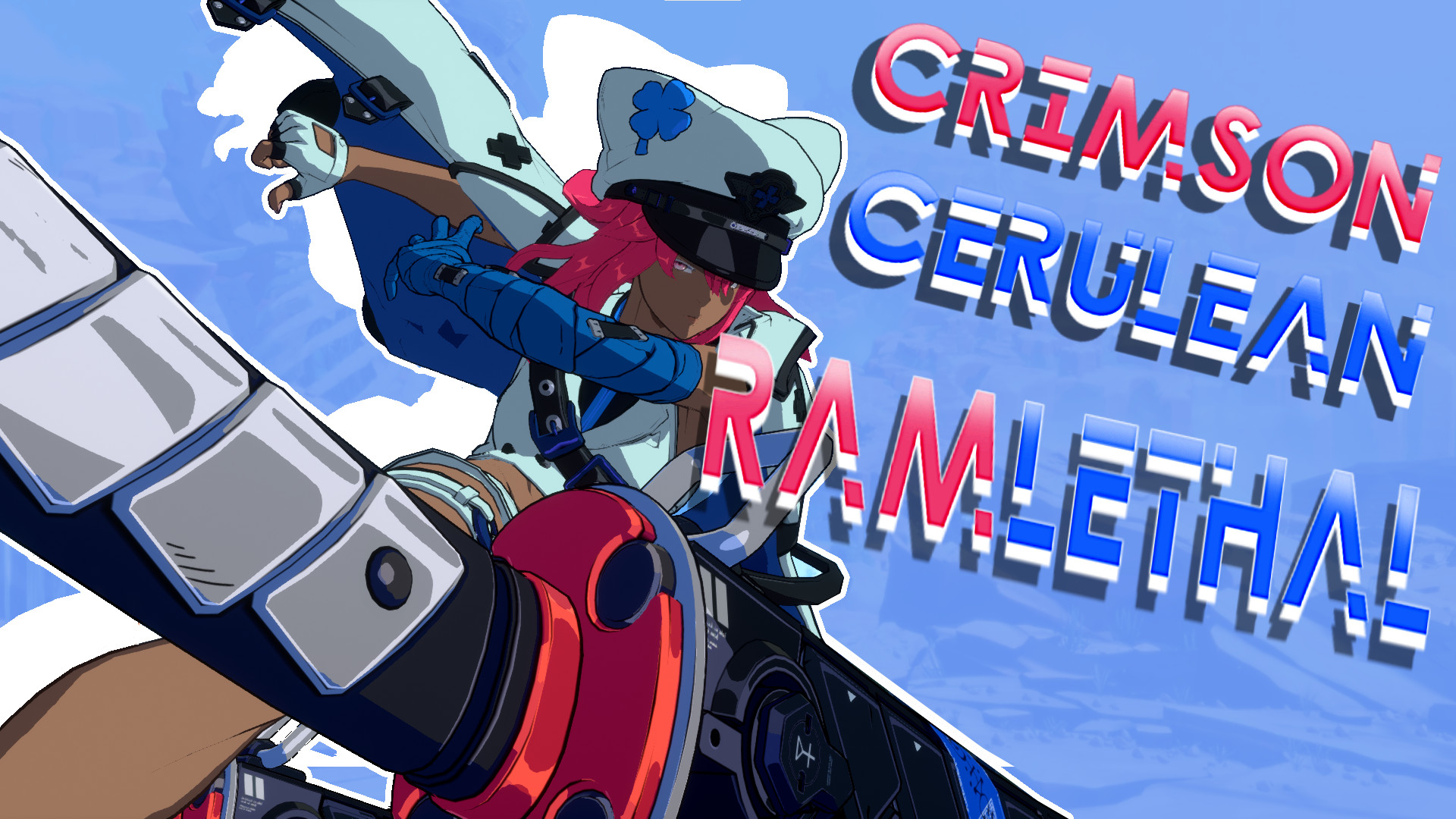 Crimson Cerulean Ramlethal Mod for GUILTY GEAR -STRIVE- | GGST Mods
