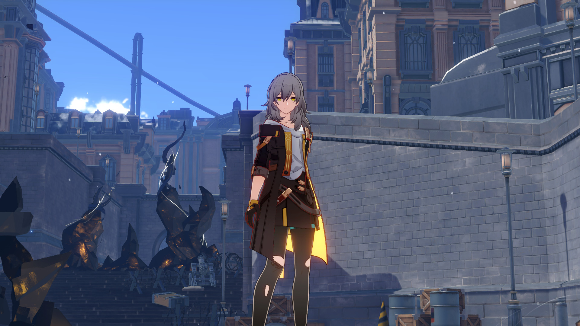 Stelle's stockings/socks w/ Ponytail Mod for Honkai Star Rail | HSR Mods