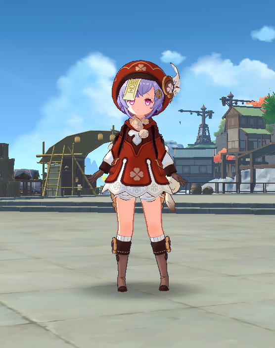 Qiqi With Klee Outfit Mod for Genshin Impact | GI Mods