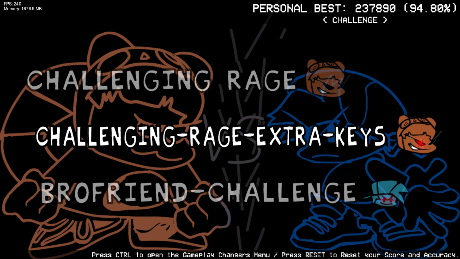 Challenging Rage (Virgin rage cover) Mod for Friday Night Funkin' | FNF ...