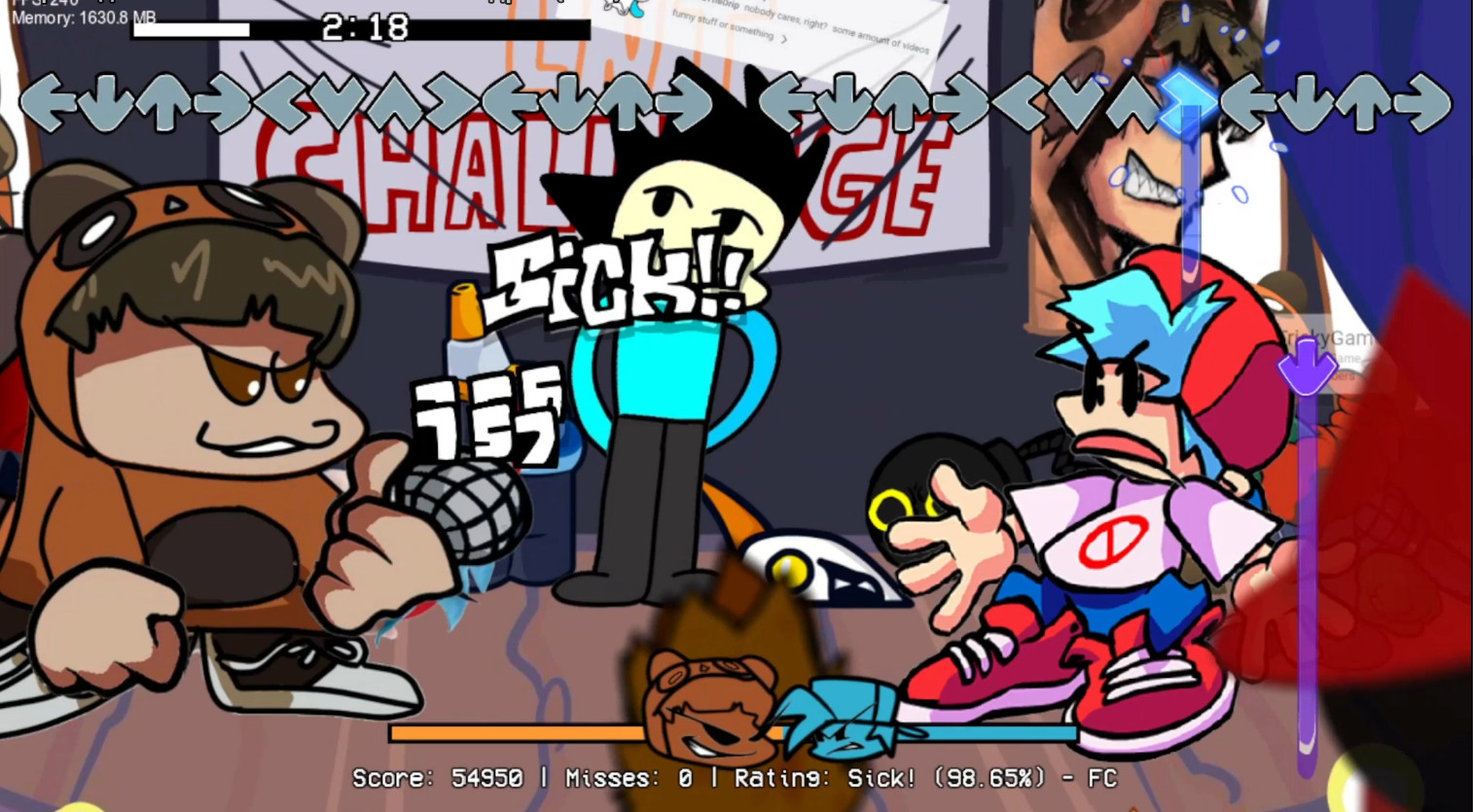 Challenging Rage (Virgin rage cover) Mod for Friday Night Funkin' | FNF ...
