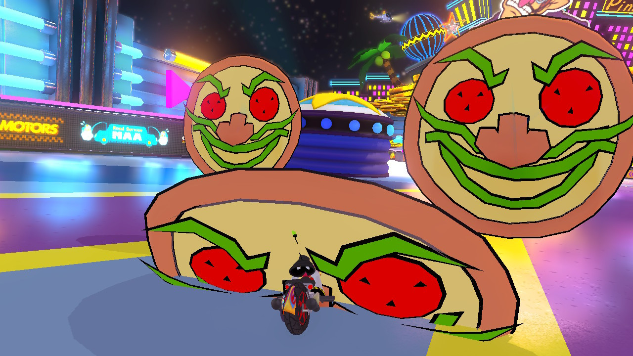 Pizza Face Mod for Mario Kart 8 Deluxe | MK8D Mods