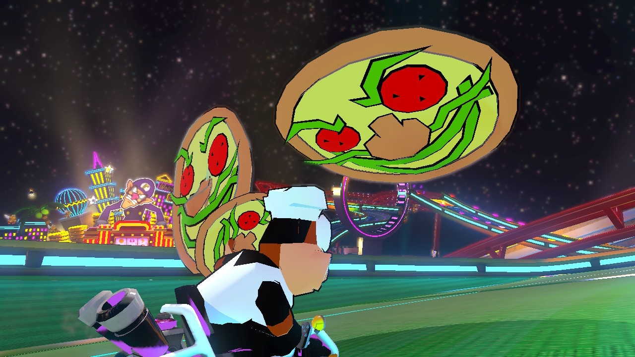 Pizza Face Mod for Mario Kart 8 Deluxe | MK8D Mods