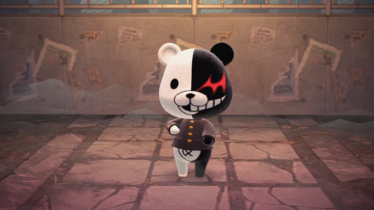 Monokuma Villager Mod for Animal Crossing: New Horizons | ACNH Mods