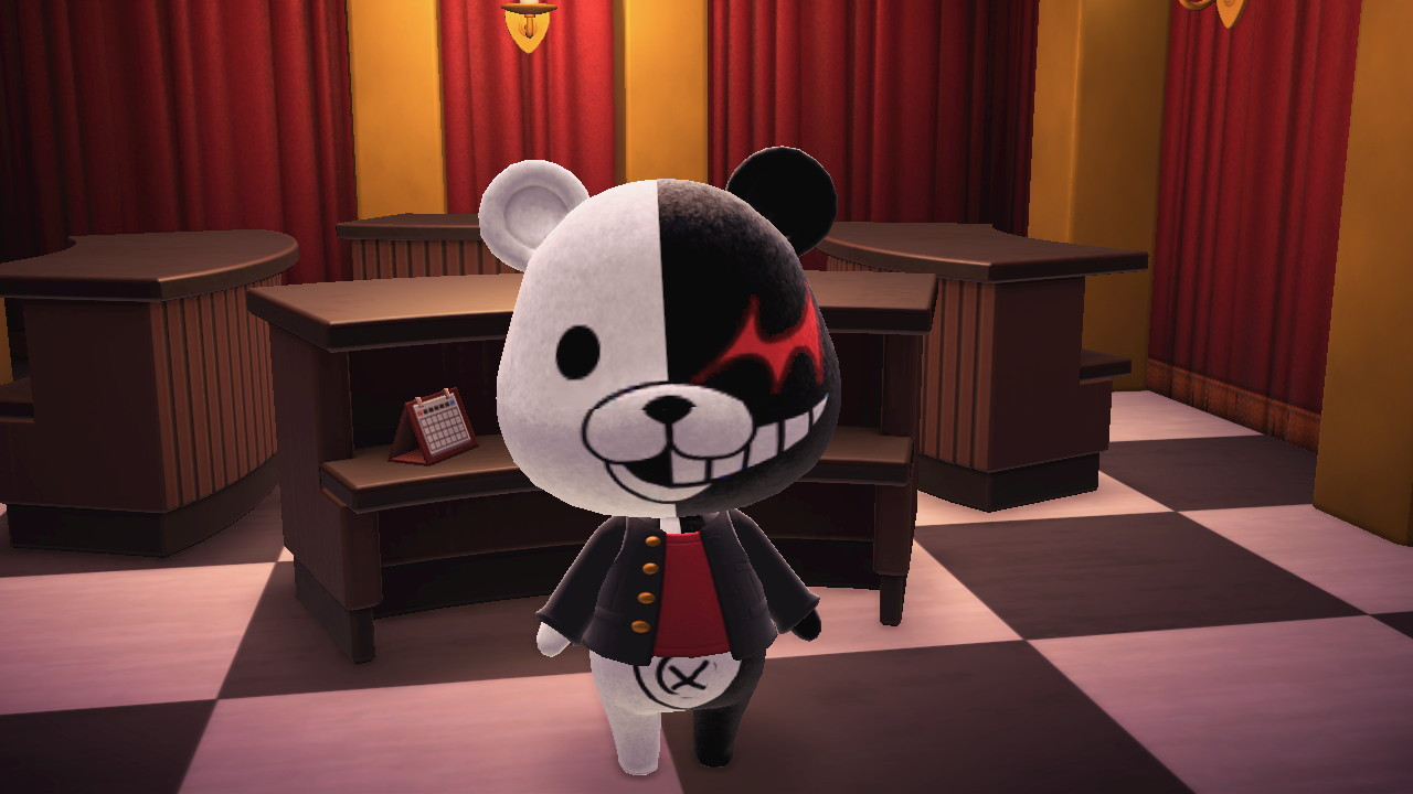 Monokuma Villager Mod for Animal Crossing: New Horizons | ACNH Mods