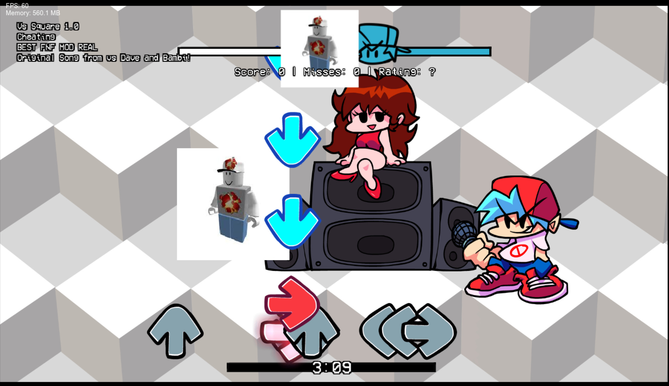 [SENSITIVE CONTENT] Fnf vs square WEEEEEEEKK [Friday Night Funkin'] [Mods]