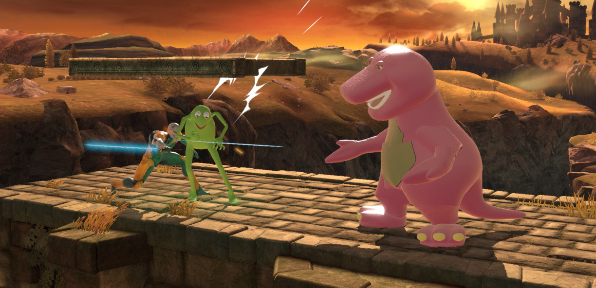Barney The DINOSAUR Mod for Super Smash Bros. Ultimate | SSBU Mods