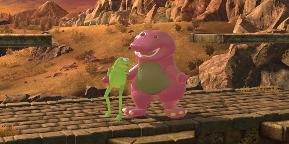 Barney The DINOSAUR Mod for Super Smash Bros. Ultimate | SSBU Mods