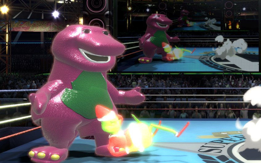 Barney The DINOSAUR Mod for Super Smash Bros. Ultimate | SSBU Mods