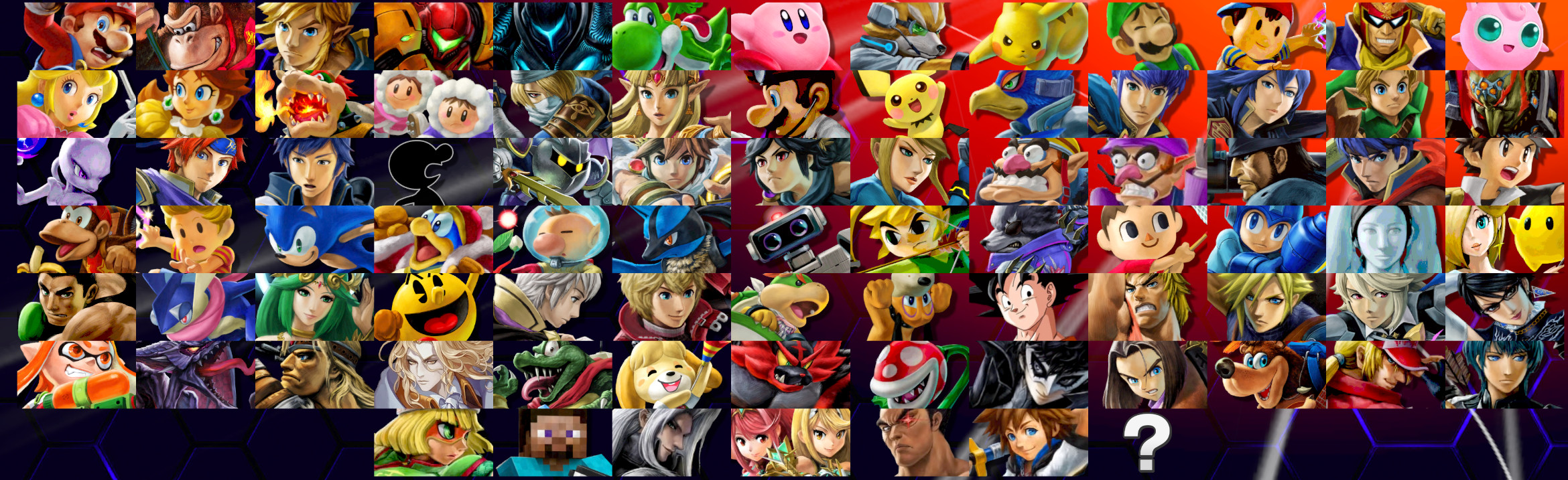Waluigi Mural CSS Icon Mod for Super Smash Bros. Ultimate | SSBU Mods