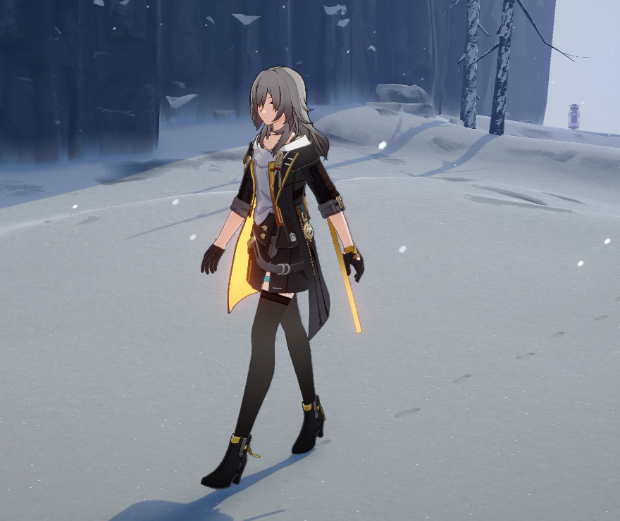 Stelle's stockings/socks w/ Ponytail Mod for Honkai Star Rail | HSR Mods