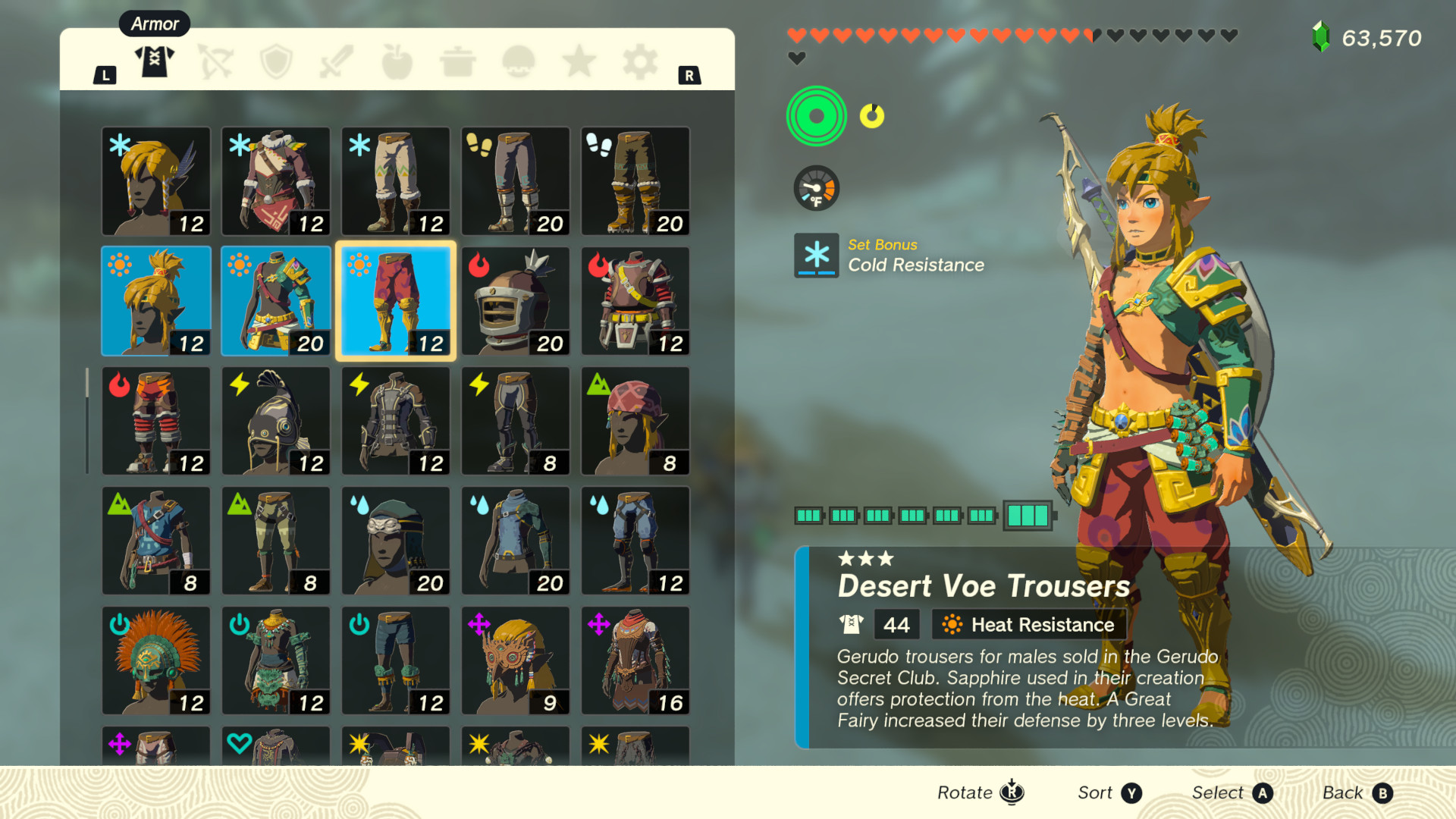 Better Set Bonuses Mod for The Legend of Zelda: Tears of the Kingdom ...
