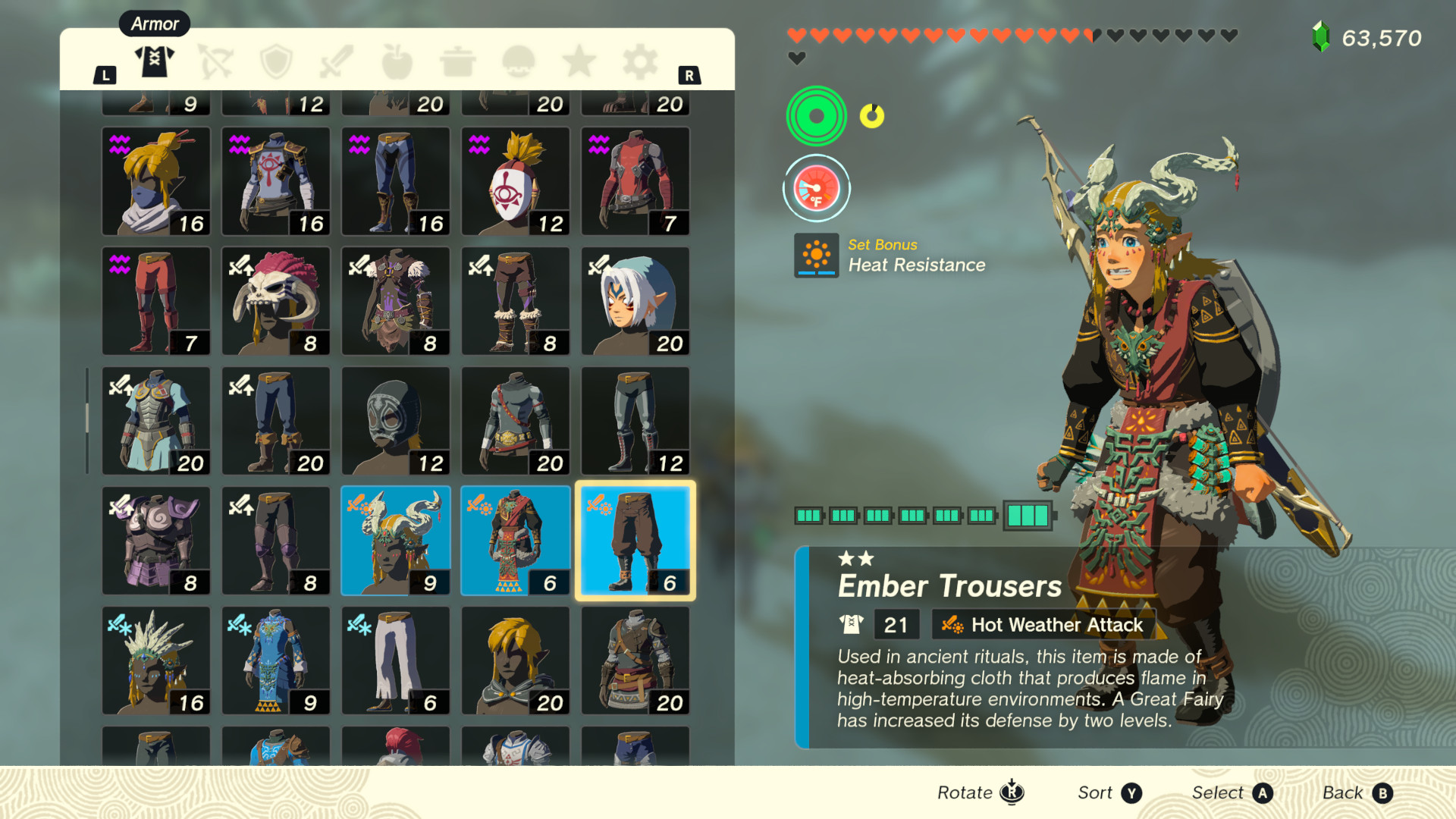 Better Set Bonuses Mod for The Legend of Zelda: Tears of the Kingdom ...