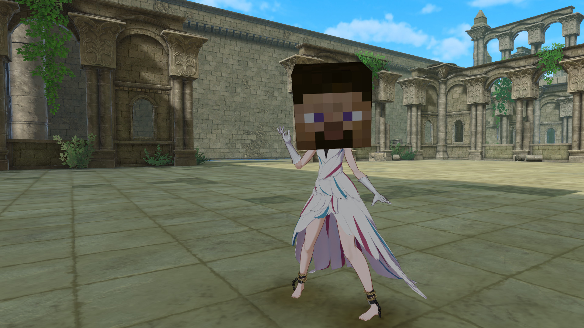 Minecraft Steve Head Accessory Mod for Fire Emblem Engage | FEE Mods