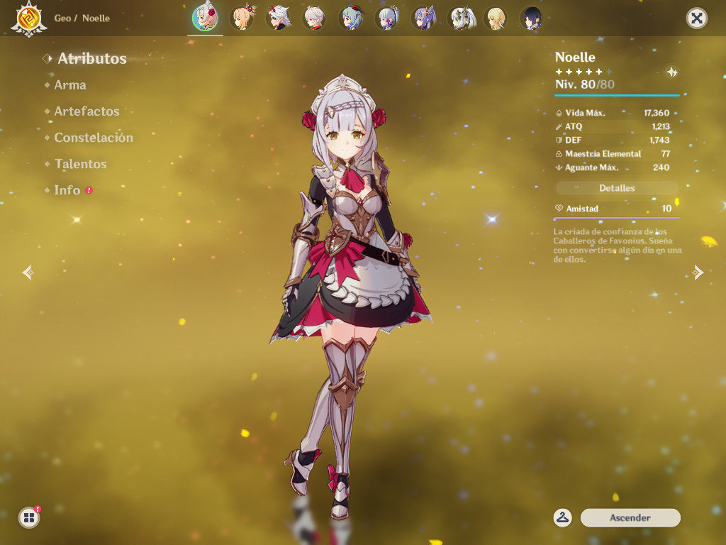 Noelle Bare Legs Mod for Genshin Impact | GI Mods