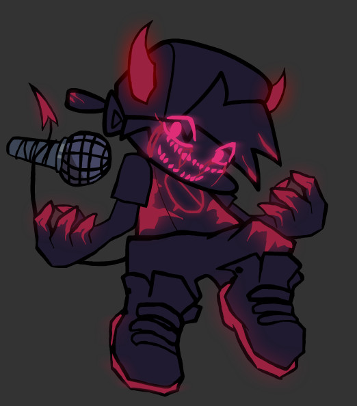 Soul BF in Corrupted style Mod for Friday Night Funkin' | FNF Mods