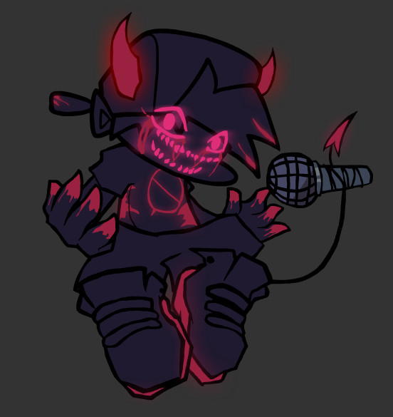 Soul BF in Corrupted style Mod for Friday Night Funkin' | FNF Mods