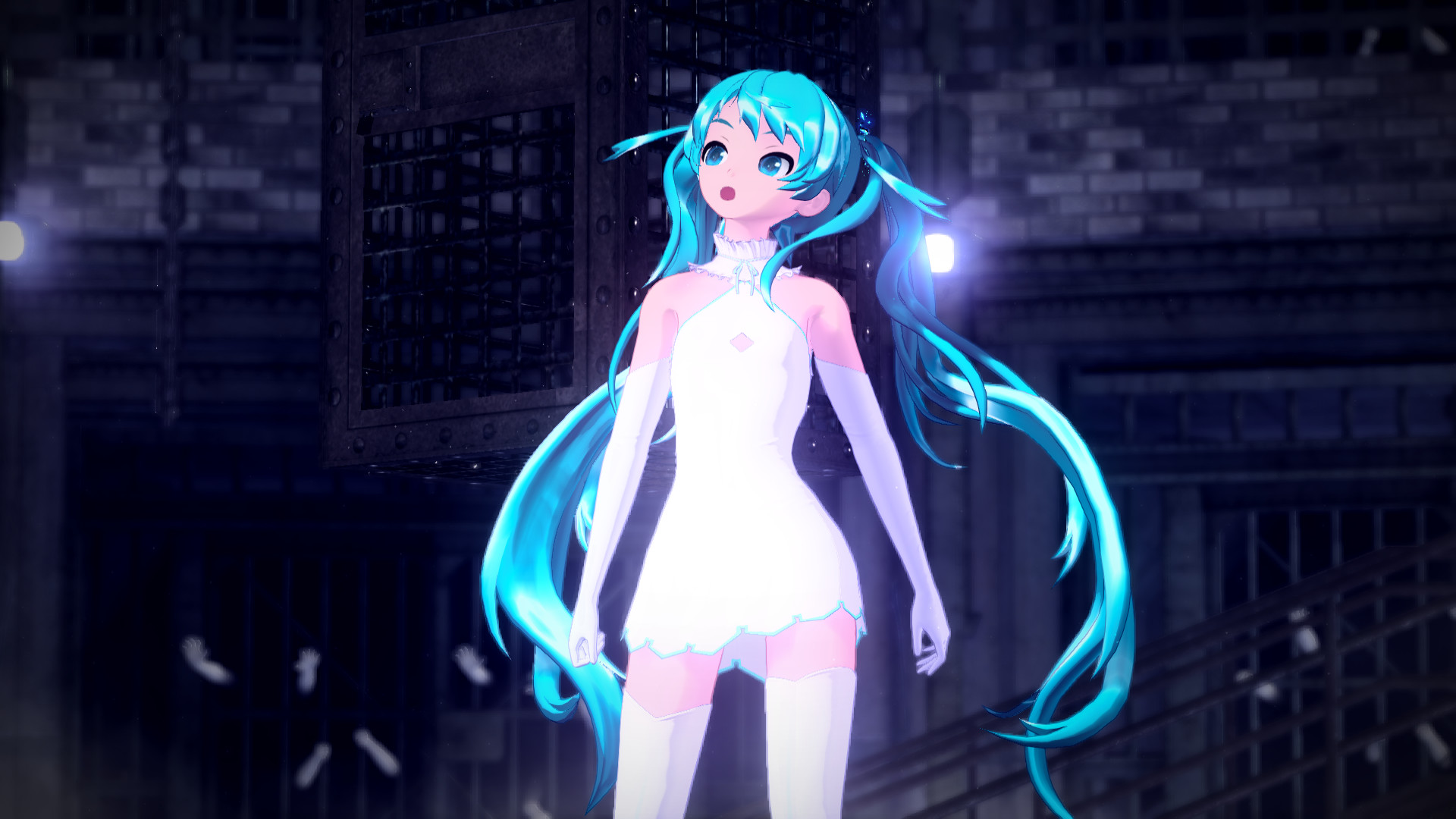 White Ghost outfit Mod for Hatsune Miku: Project DIVA Mega Mix+ ...
