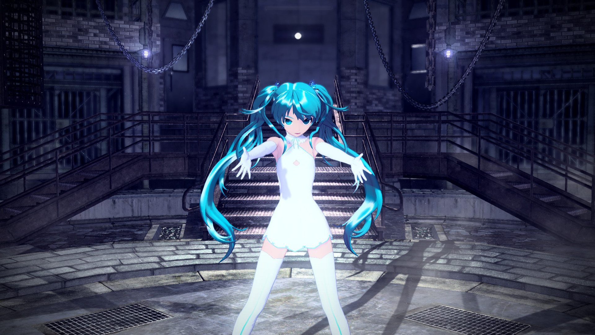 White Ghost outfit Mod for Hatsune Miku: Project DIVA Mega Mix+ ...
