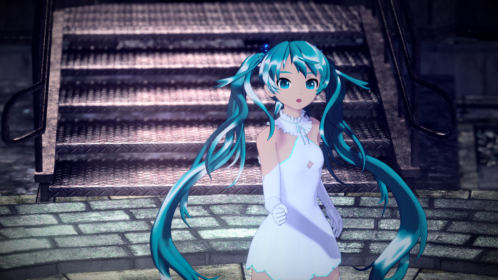 White Ghost outfit Mod for Hatsune Miku: Project DIVA Mega Mix+ ...