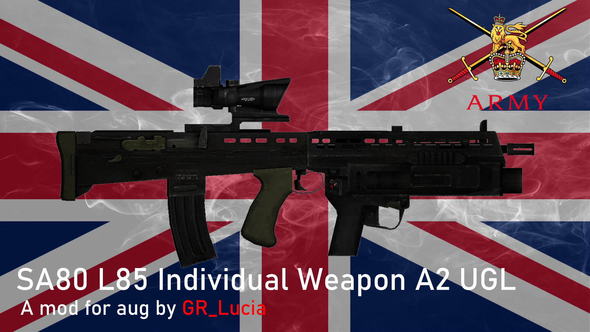 SA80 L85A2 With HK L123 UGL System Mod for Counter-Strike 1.6 | CS1.6 Mods