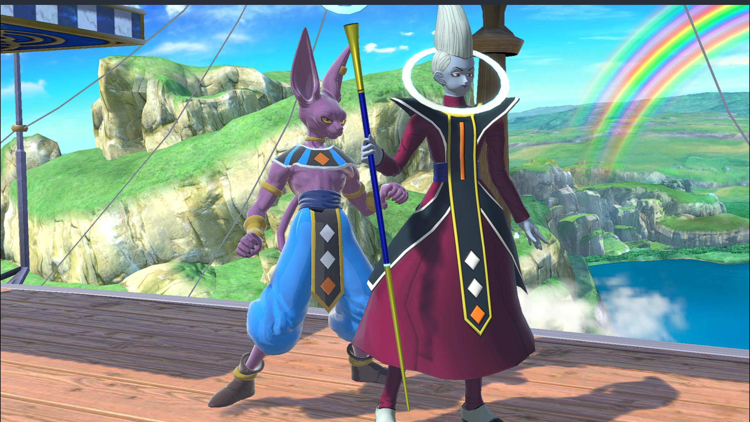 Beerus over Mewtwo Mod for Super Smash Bros. Ultimate | SSBU Mods