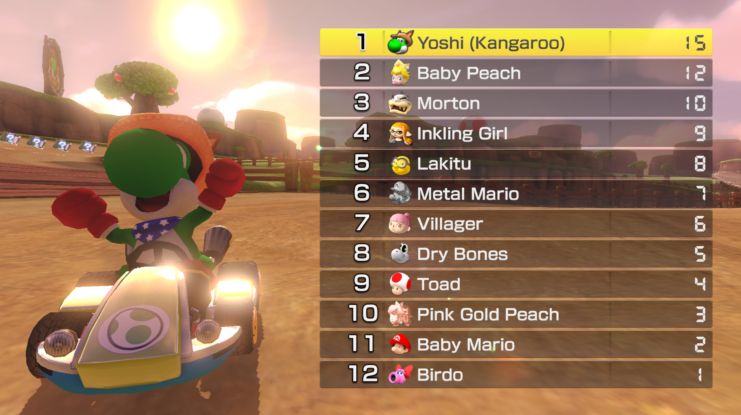 Kangaroo Yoshi (Mario Kart Tour Port) Mod for Mario Kart 8 Deluxe ...