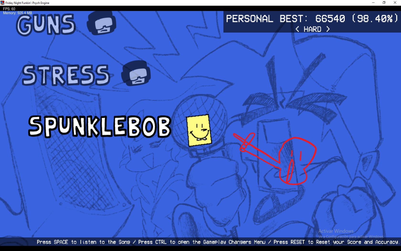spunklebob (another fnf spongebob joke mod) Mod for Friday Night Funkin ...