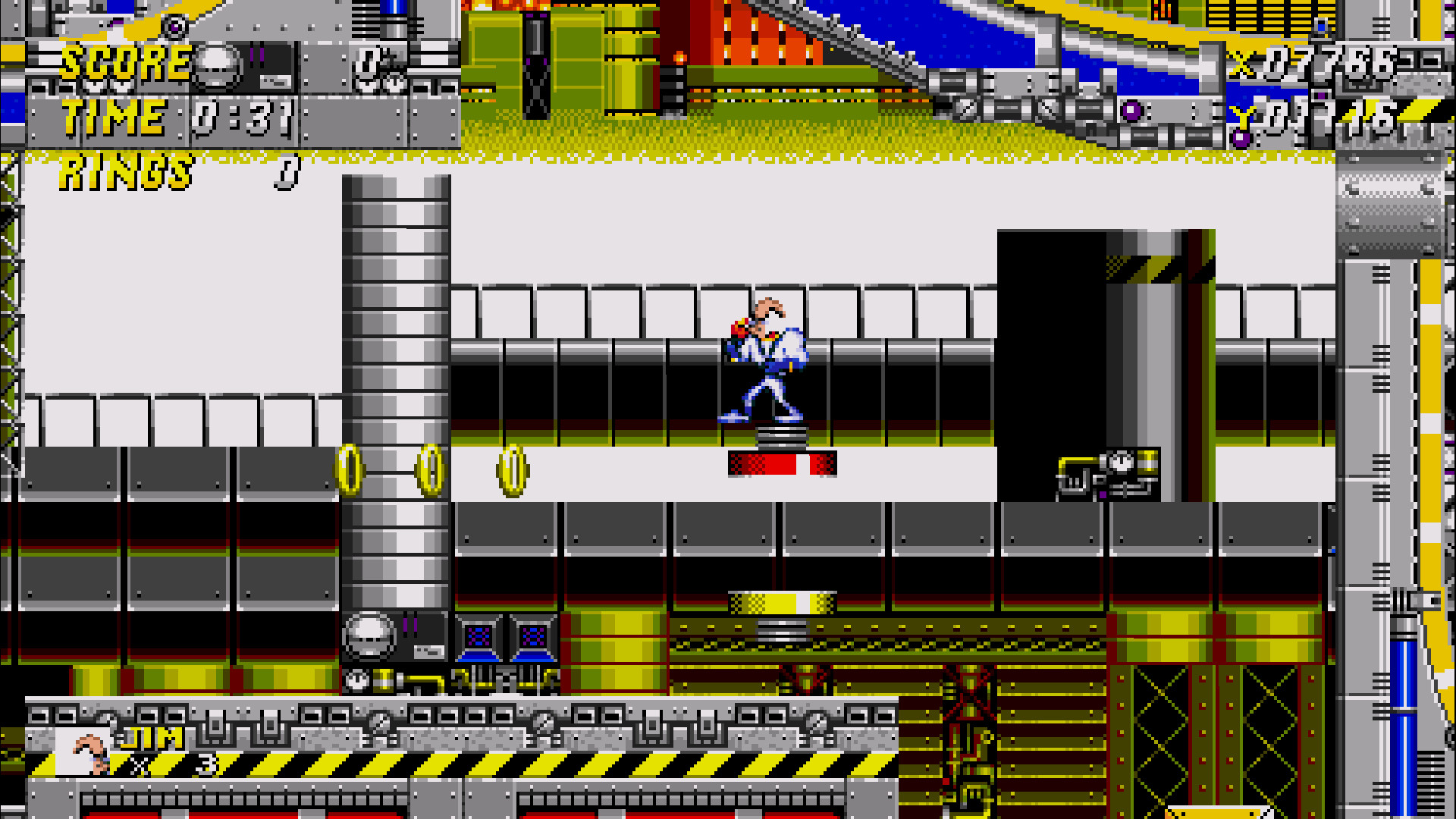 Sonic 2 Absolute but with Earthworm Jim! Mod for Sonic The Hedgehog 2 ...