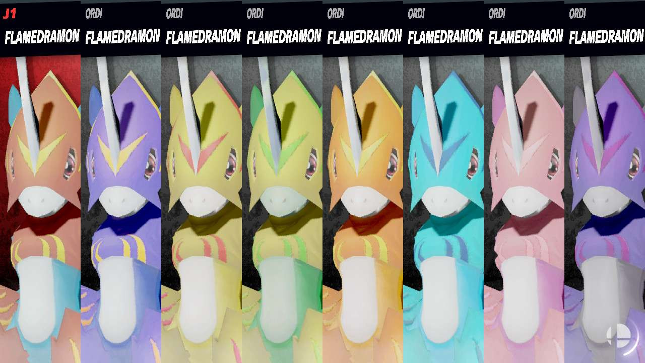 Flamedramon over Lucario (8 colors) Mod for Super Smash Bros. Ultimate ...
