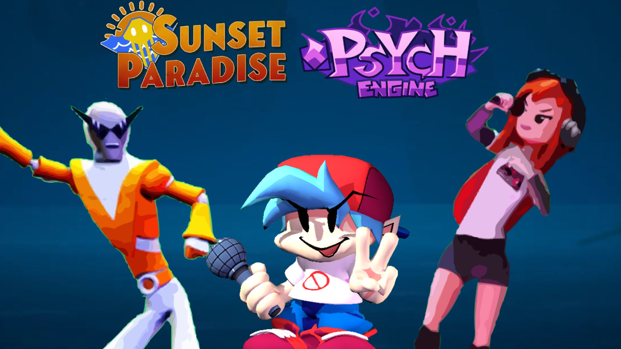 Sunset Paradise Recreation Mod for Friday Night Funkin' | FNF Mods