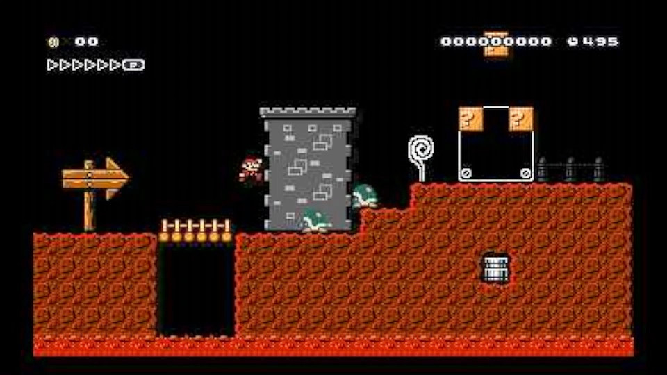 Smb3 Volcano Theme Mod for Super Mario Maker for Nintendo 3DS | SMM3DS Mods