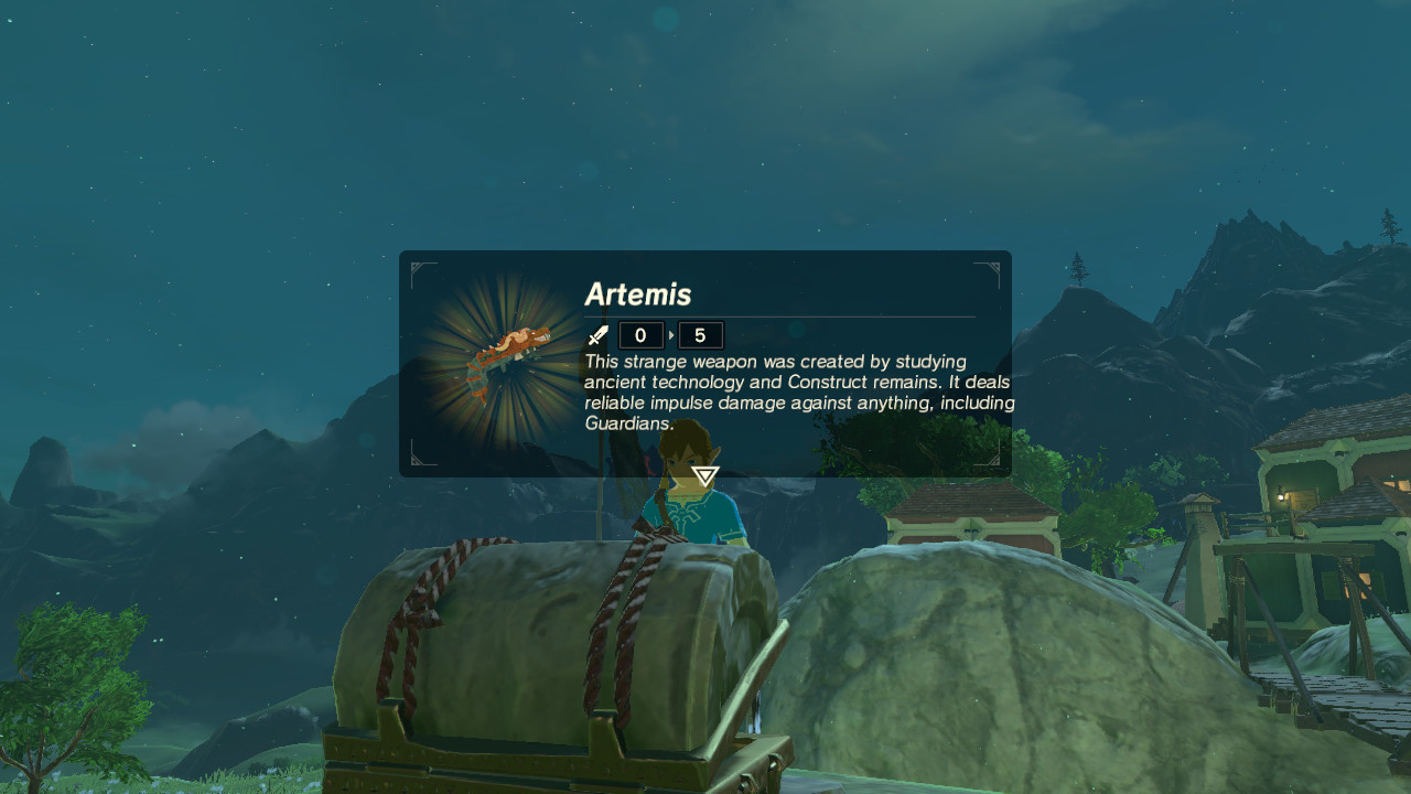 Zonai Gun - Artemis Mod for The Legend of Zelda: Breath of the Wild ...