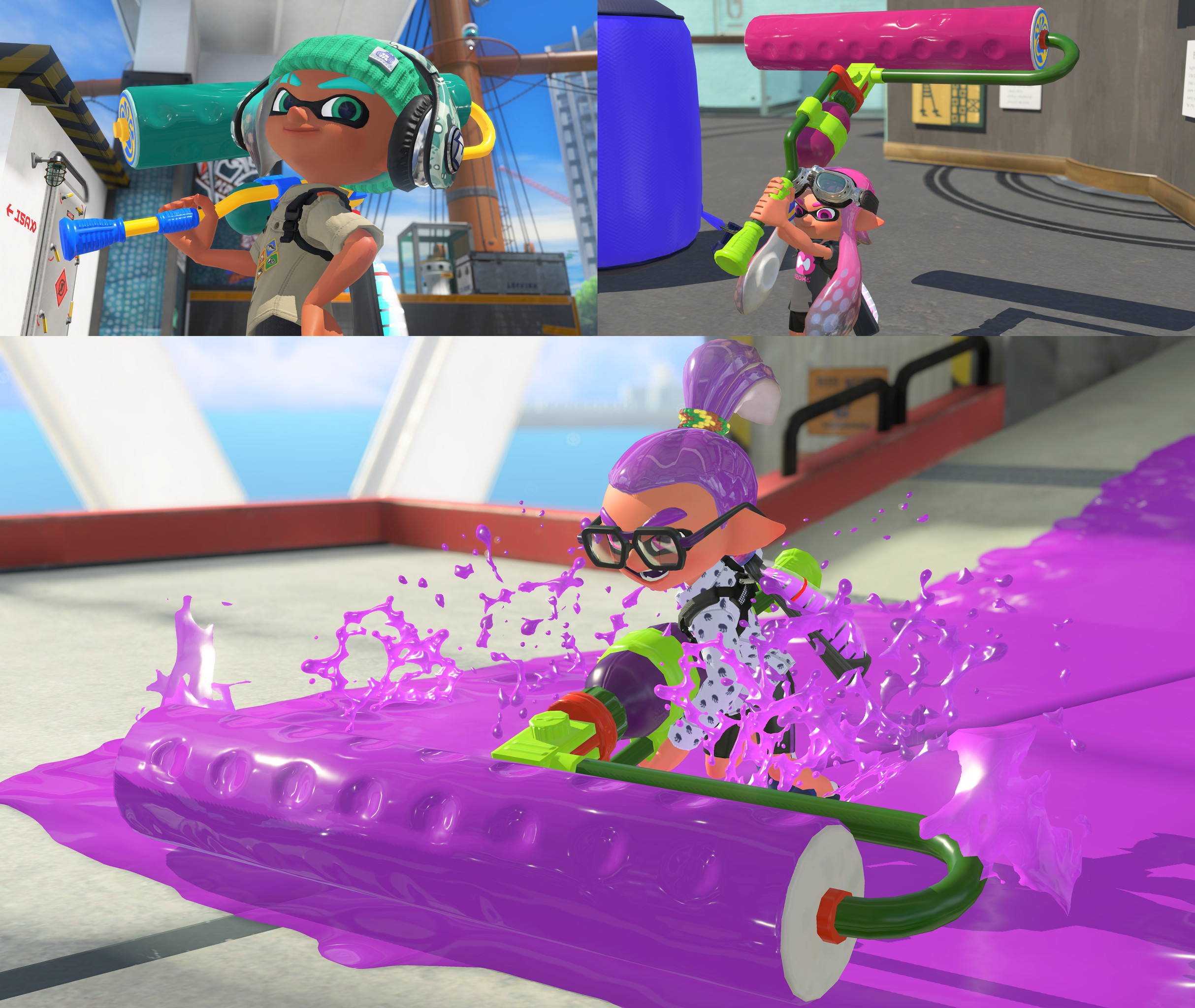 Splatoon 1 and Splatoon 2 Weapon Model Ports Mod for Splatoon 3 ...