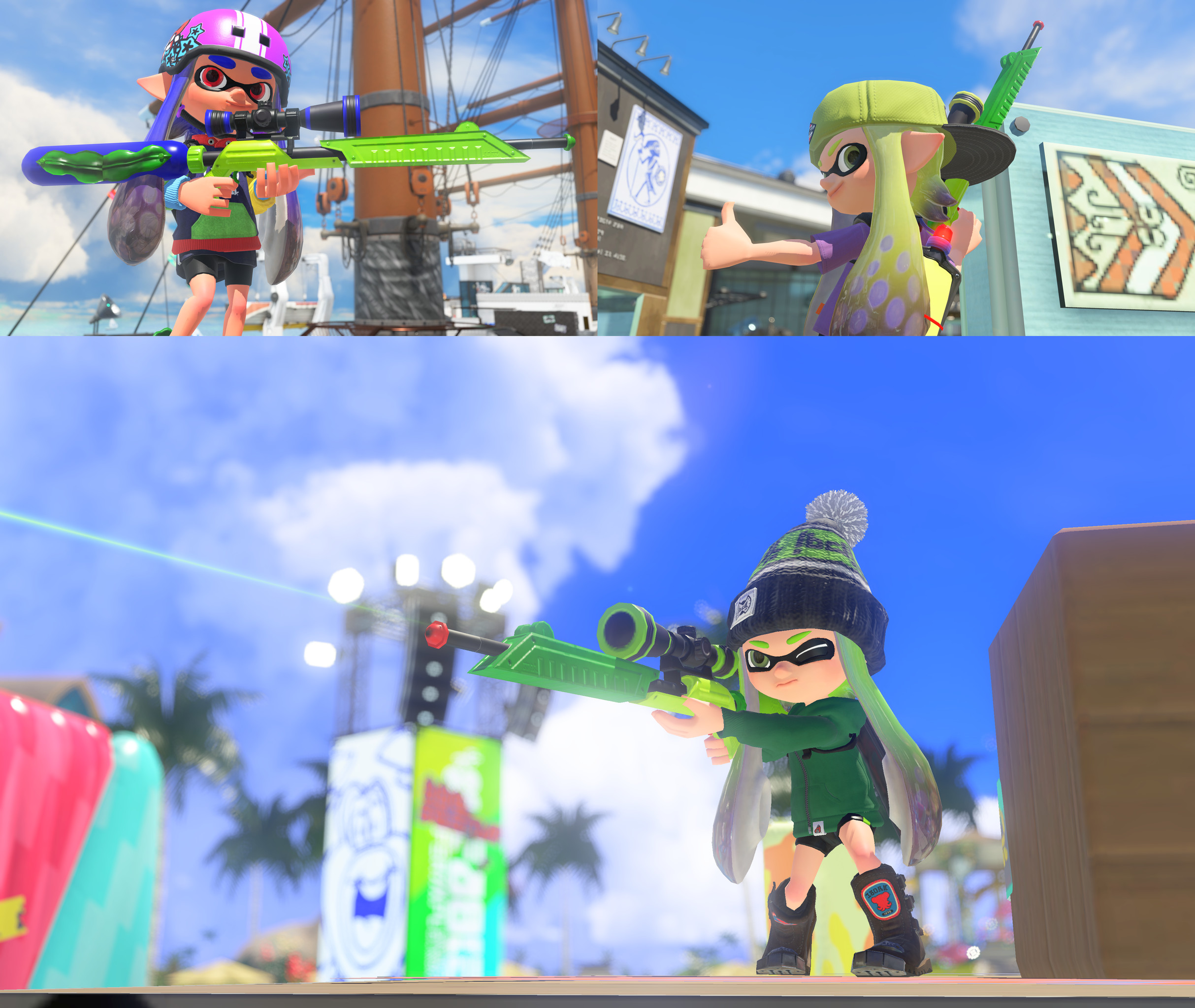 Splatoon 1 and Splatoon 2 Weapon Model Ports Mod for Splatoon 3 ...